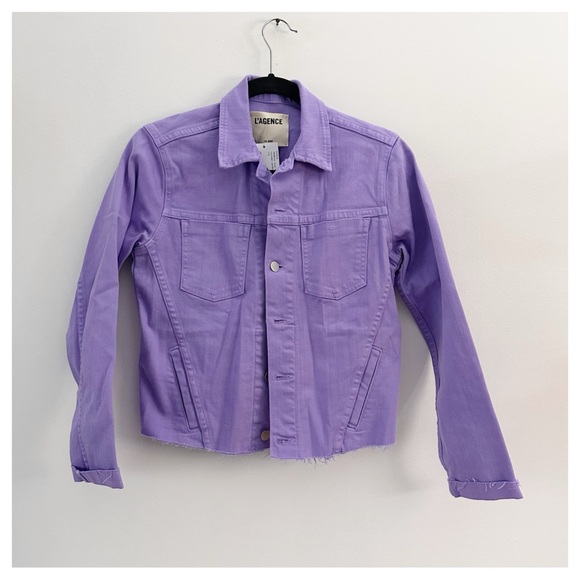 L'AGENCE | Jackets & Coats | Nwt Lagence Janelle Slim Stretch Denim ...